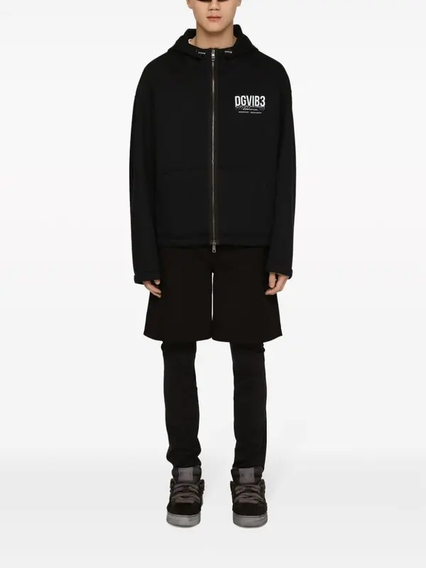 Dolce & Gabbana Logo-print Hooded Jacket