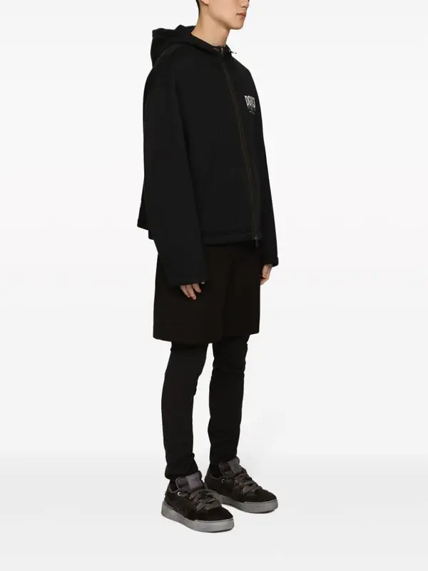 Dolce & Gabbana Logo-print Hooded Jacket