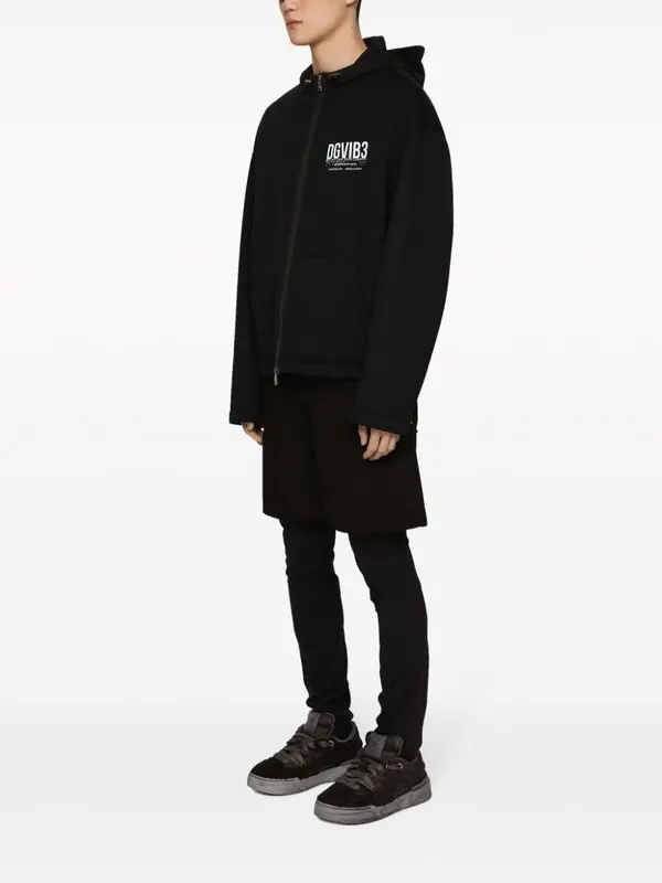 Dolce & Gabbana Logo-print Hooded Jacket
