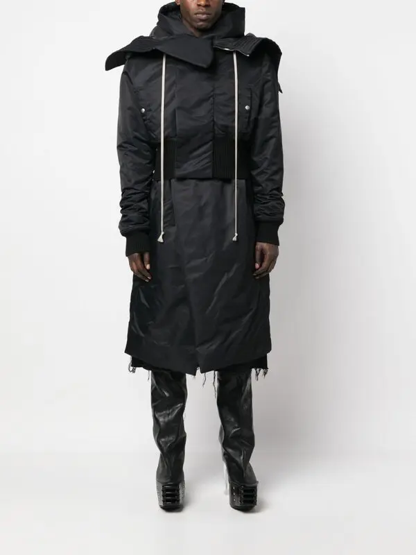 Rick Owens Hooded Gilet Coat
