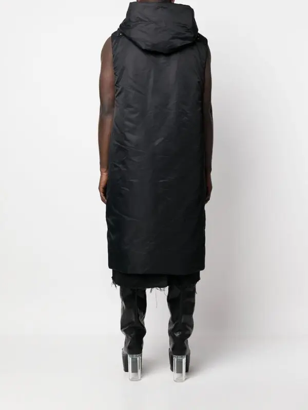 Rick Owens Hooded Gilet Coat