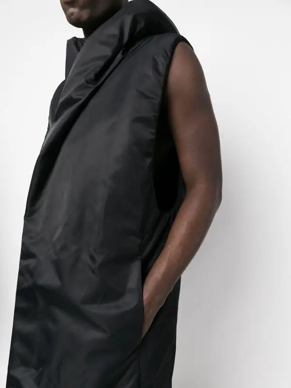 Rick Owens Hooded Gilet Coat