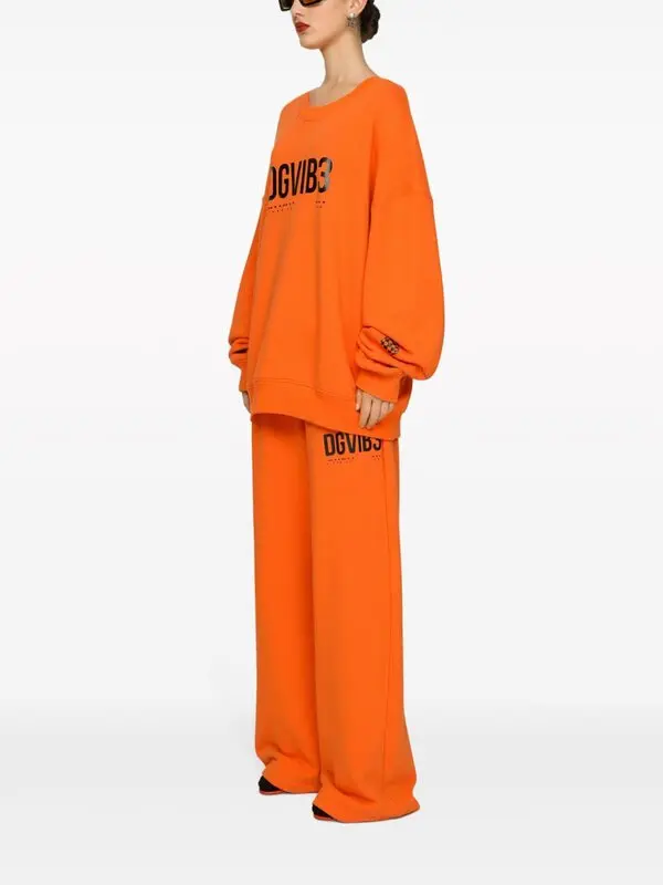 Dolce & Gabbana Logo-print Cotton Track Pants