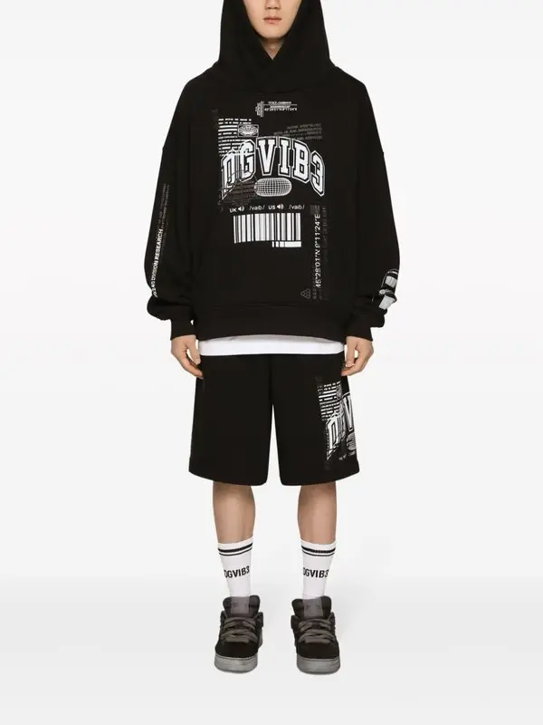 Dolce & Gabbana Printed Cotton Hoodie