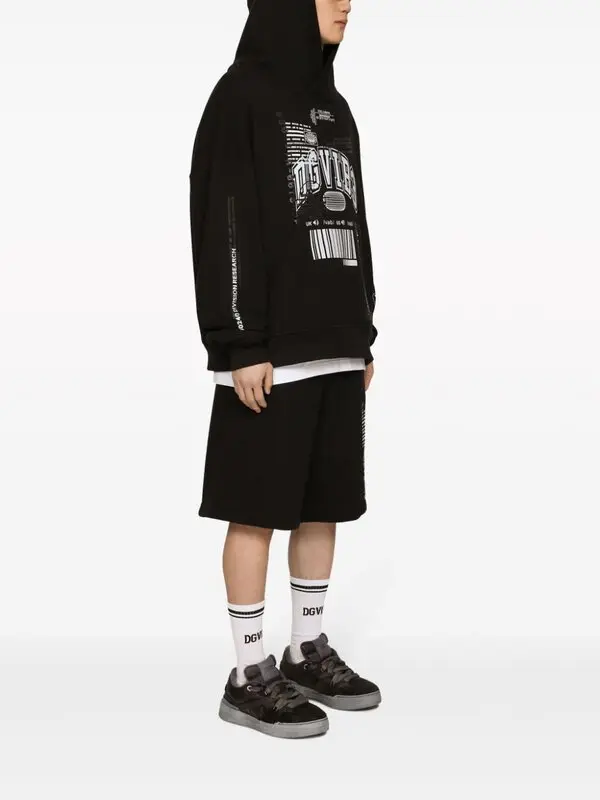 Dolce & Gabbana Printed Cotton Hoodie