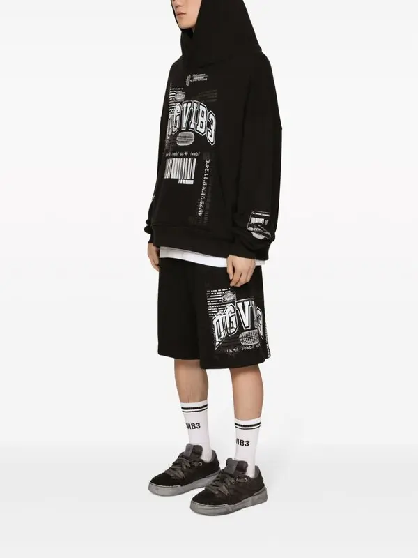 Dolce & Gabbana Printed Cotton Hoodie