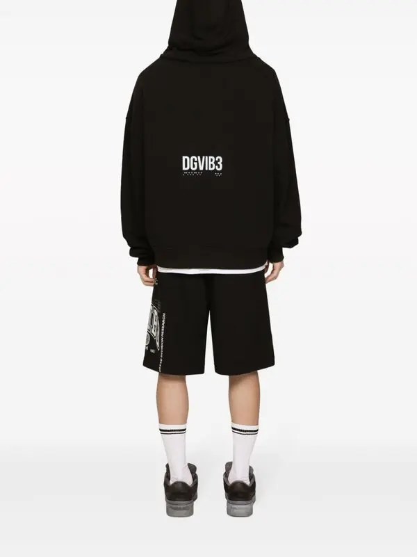 Dolce & Gabbana Printed Cotton Hoodie