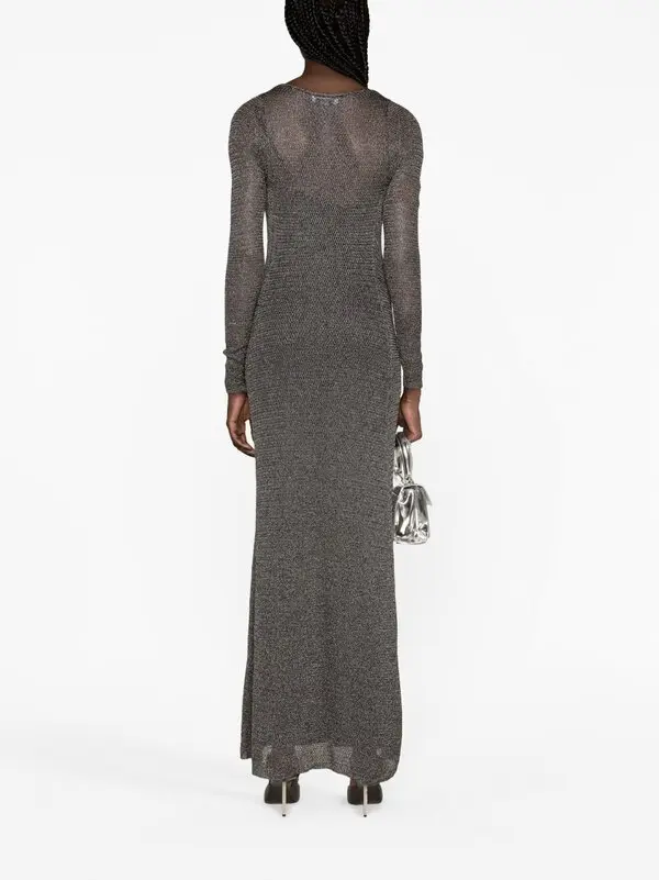 Blumarine Cowl-neck Maxi Dress