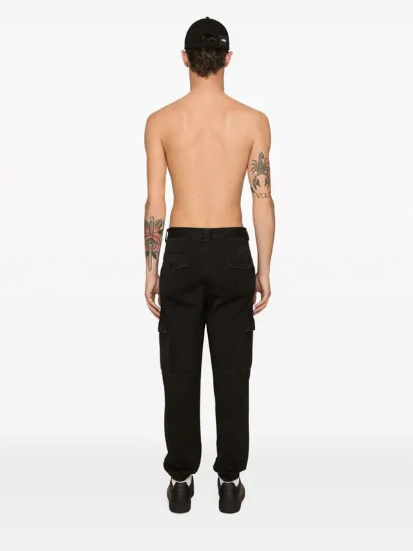 Dolce & Gabbana Logo-print Trousers - Black