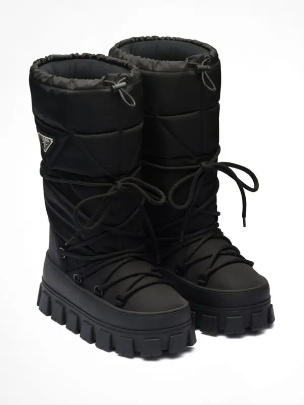 Prada Recycled Nylon Moon Boots