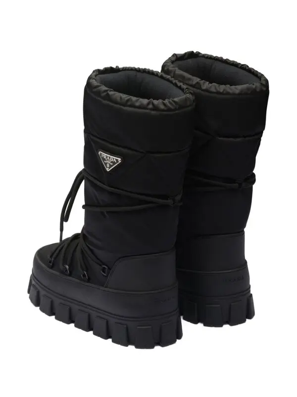 Prada Recycled Nylon Moon Boots