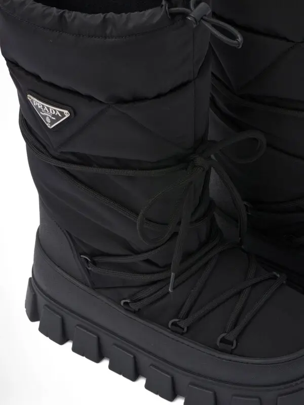 Prada Recycled Nylon Moon Boots