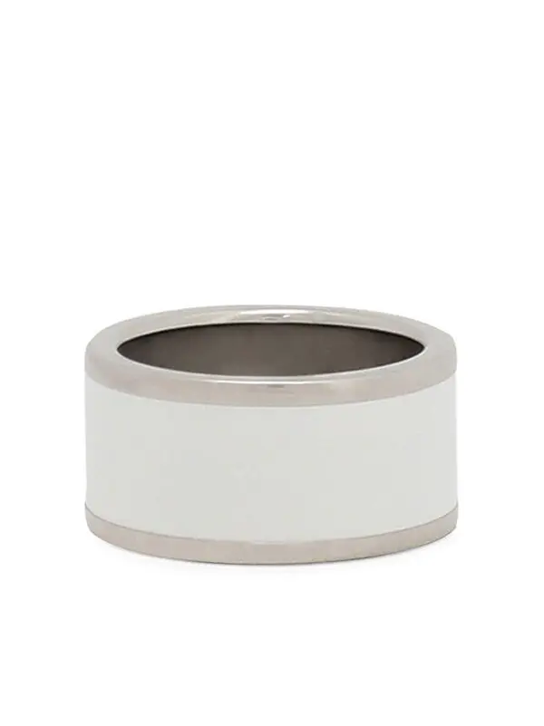 Dolce & Gabbana Logo Plaque Ring - Silver