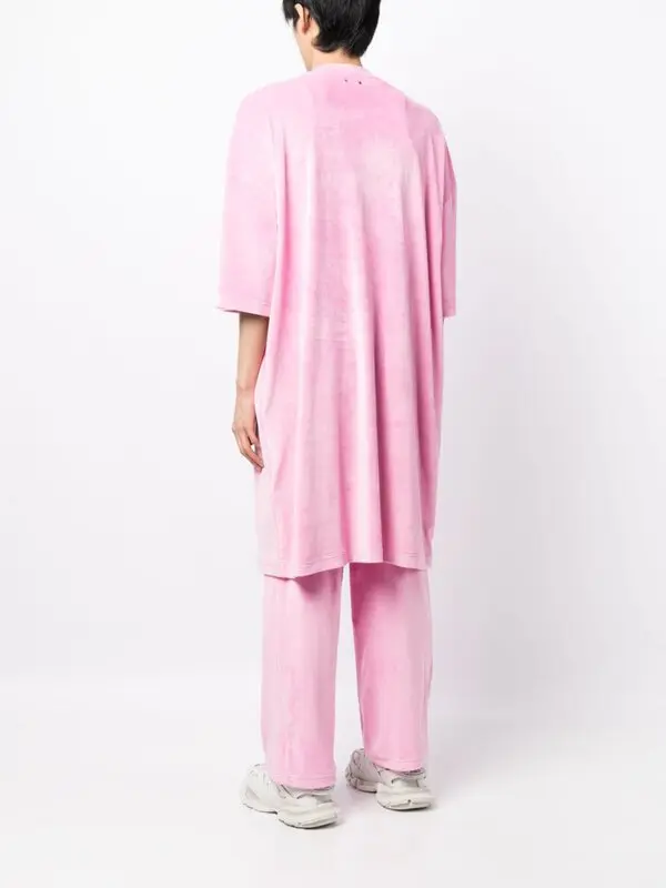 pink velvet shirt dress LNWUY Velvet Dress for Women Casual Crewneck Shirt Dresses Elegant Cocktail  Short Sleeve Maxi Dress with Pocket Pink L