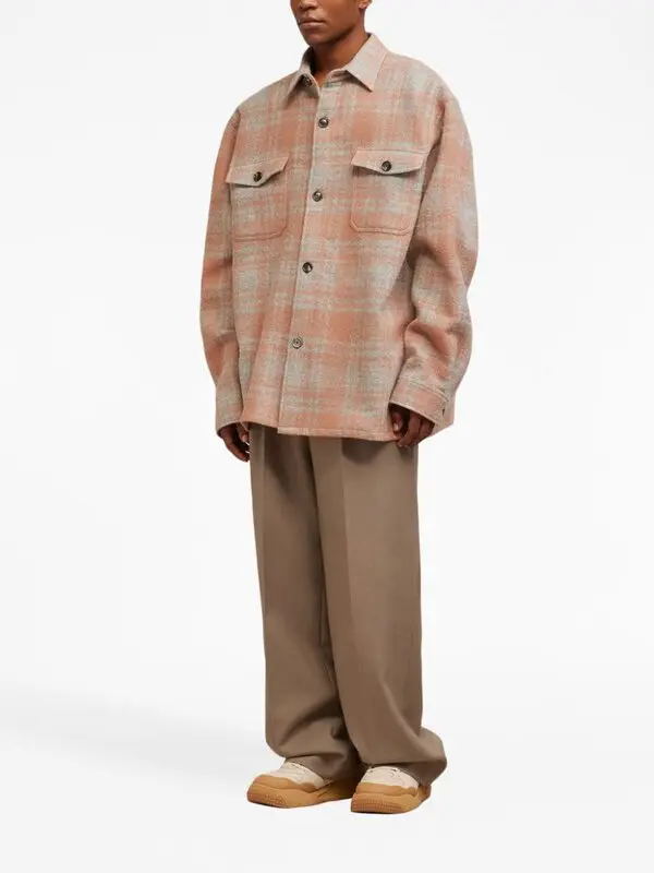 Ami Maxi Checked Overshirt