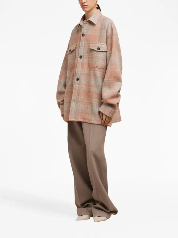 Ami Maxi Checked Overshirt