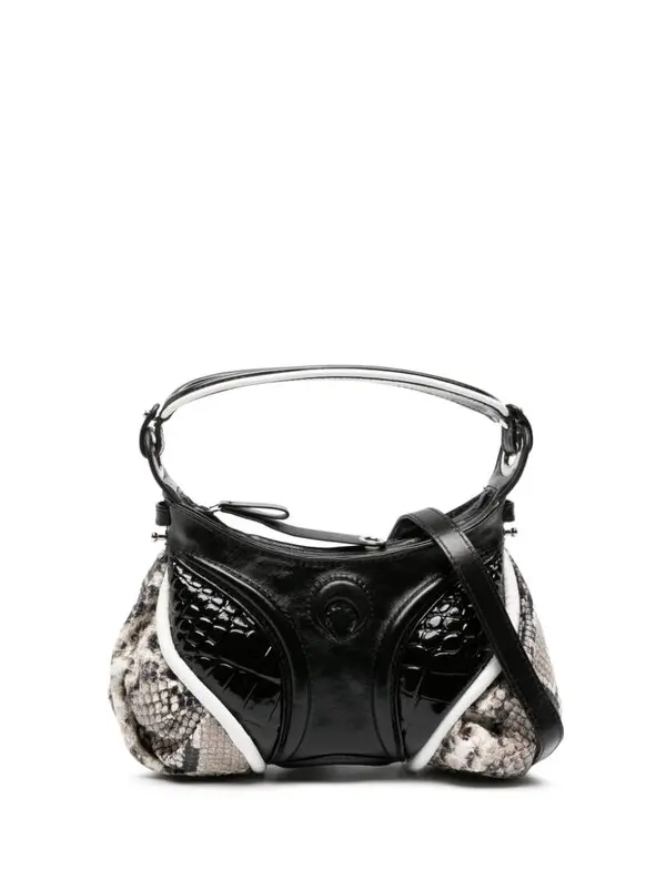 MARINE SERRE Small Futura Shoulder Bag