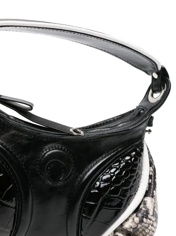 MARINE SERRE Small Futura Shoulder Bag