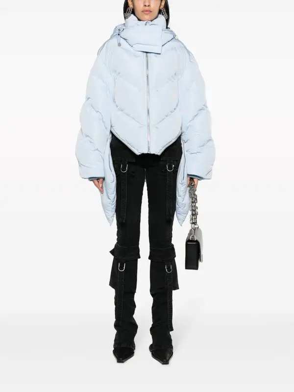 DION LEE Welded Convertible Puffer Jacket