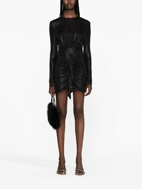 Alexandre Vauthier Gathered Ruffled Minidress