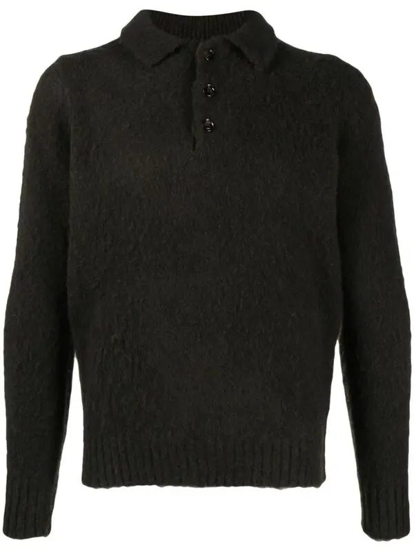 Aspesi Shetland Polo Sweater