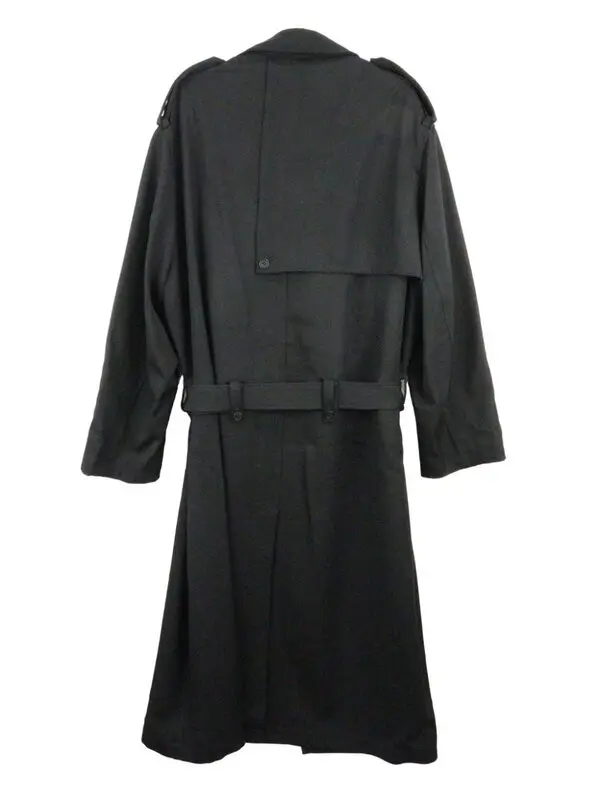 Yohji Yamamoto Flap Trench Coat