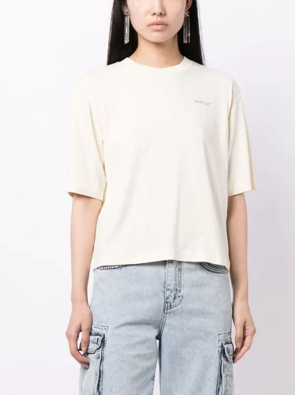 Off-White Walking Cotton T-shirt