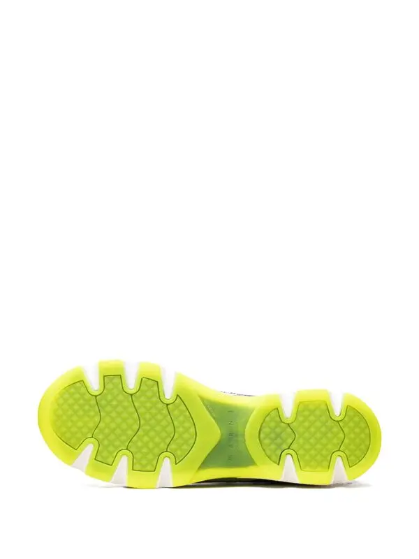 Marni Trompe L'oeil-print Sneakers - Grey