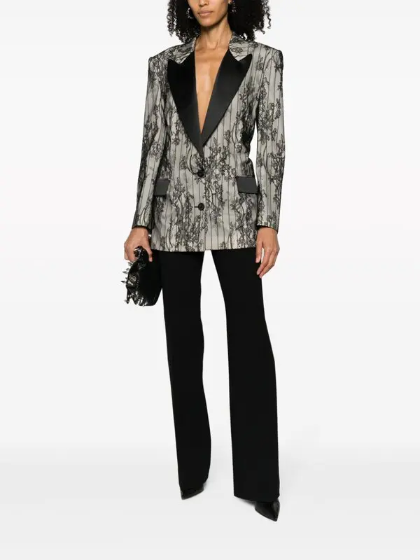 Moschino Flared Trousers - Black