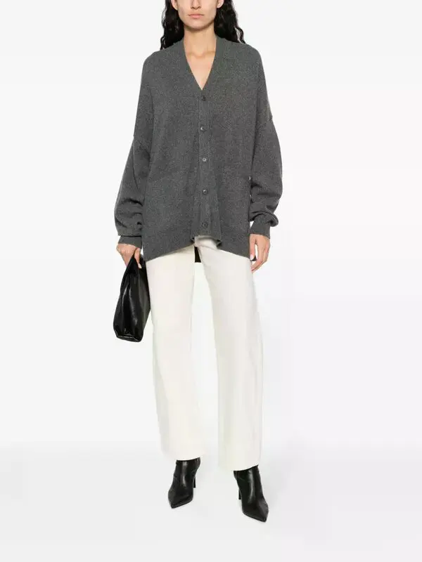 Extreme Cashmere V-neck Cashmere-blend Cardigan