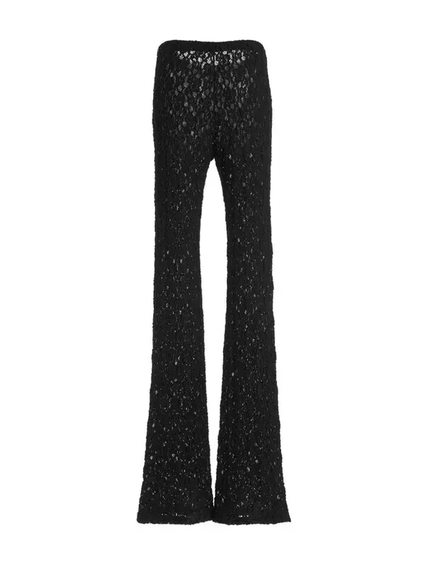 Chloé Lace-knit Flared Trousers