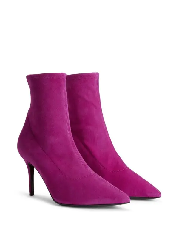 GIUSEPPE ZANOTTI 90mm Mirea Boots - Purple