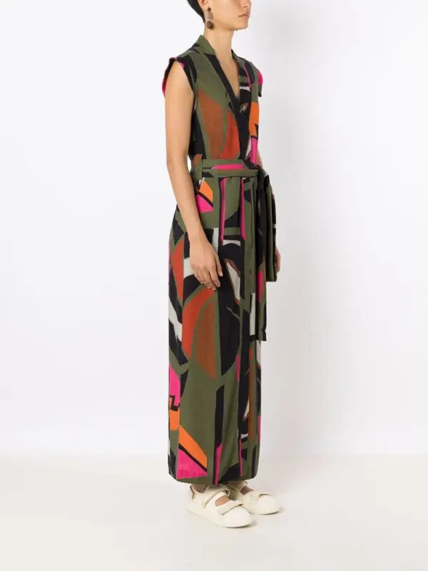 OSKLEN Foliage-print Maxi Dress