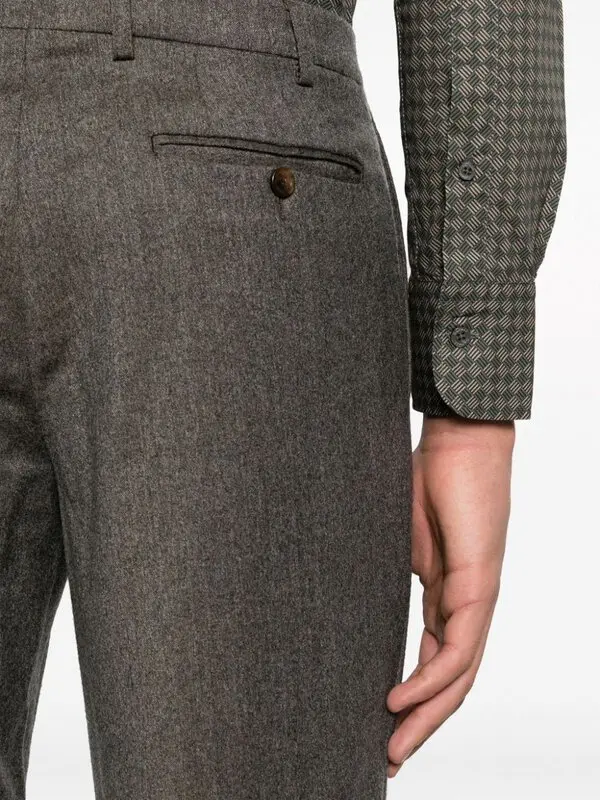 Canali Straight-leg Wool Trousers