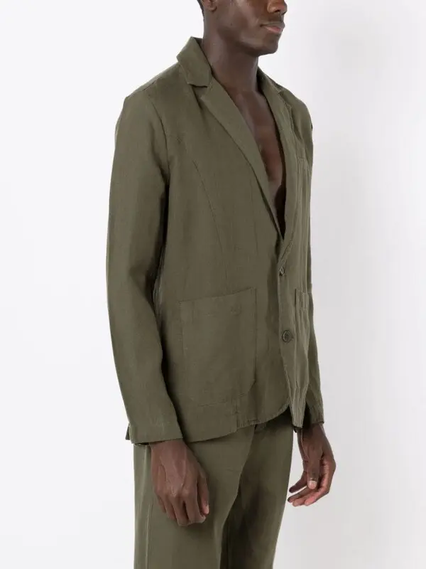 OSKLEN Single-breasted Linen Blazer