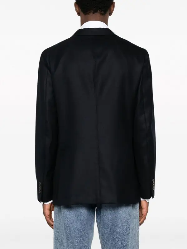 Boglioli Single-breasted Virgin Wool Blazer - Blue