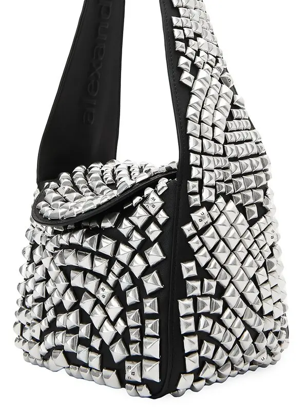 Alexander Wang Studded Leather Hobo Bag