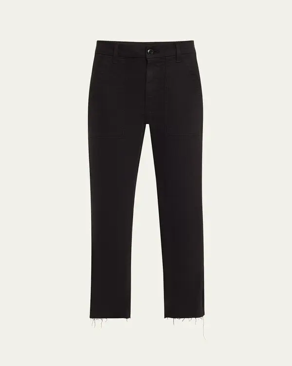 AMO Easy Straight Army Trousers - Black