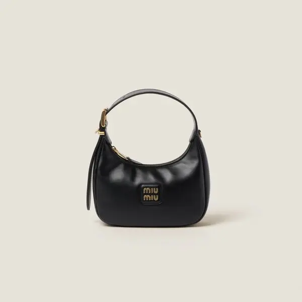 Miu Miu Leather Hobo Bag
