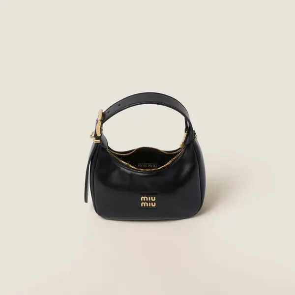 Miu Miu Leather Hobo Bag