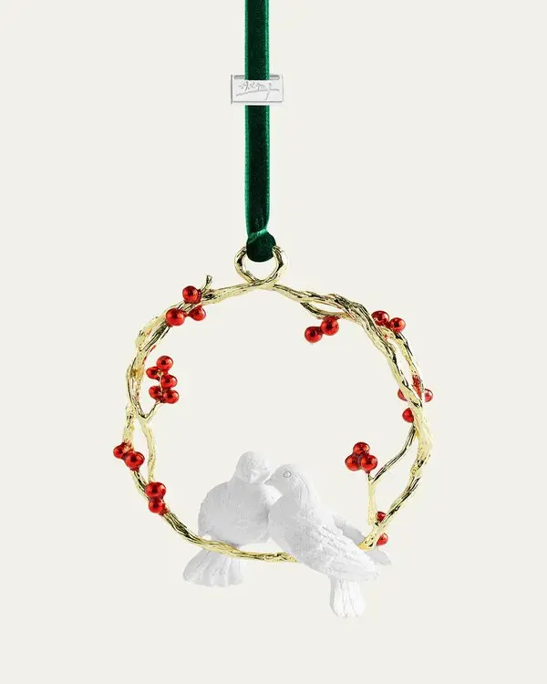 Michael Aram Turtle Dove Christmas Ornat - One-color