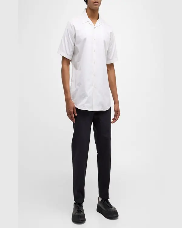 JIL SANDER Straight-leg Gabardine Trousers