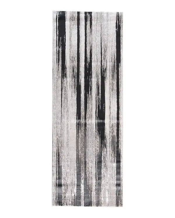 FEIZY Micah 6943338f Runner Area Rug, 2'10 X 7'10 - Black/silk