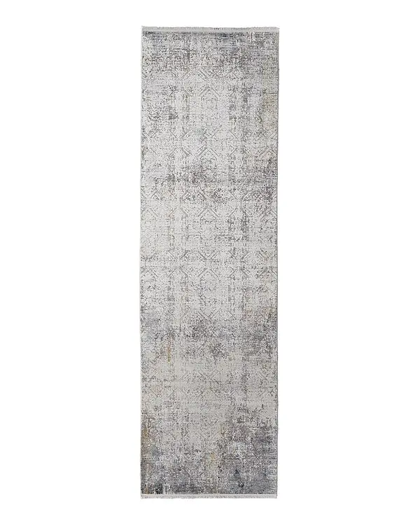 FEIZY Cadiz Runner Area Rug, 3'1 X 10 - Light/blue