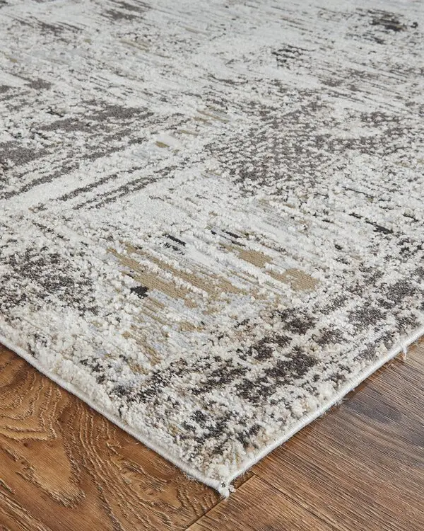 FEIZY Vancouver 39fhf Runner Area Rug, 2'10 X 7'10 - Ivory Charcoal