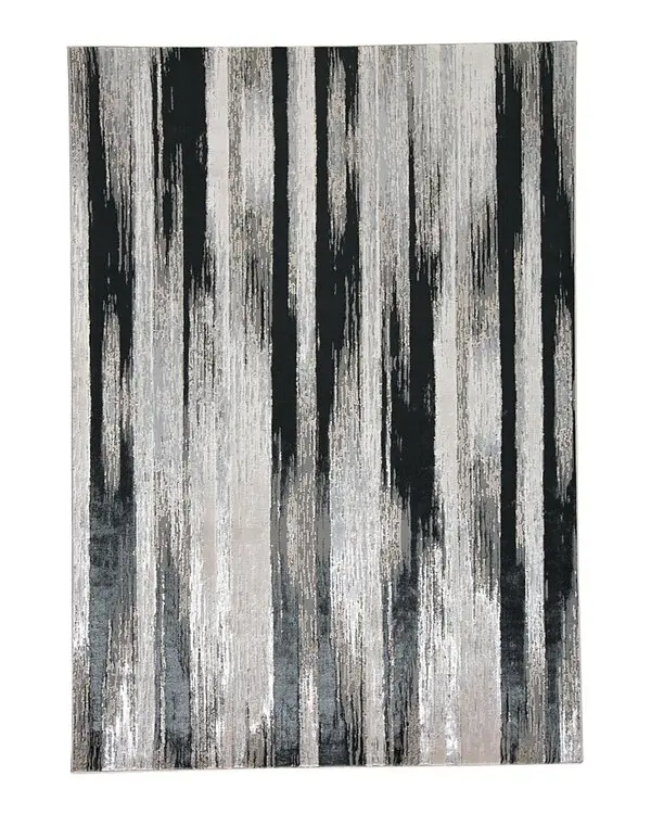 FEIZY Micah 6943338f Area Rug, 3'11 X 6 - Black/silk