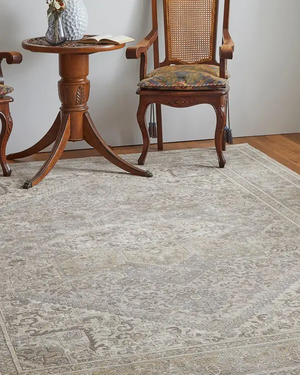 FEIZY Celene Cel39kxf Area Rug, 3'9 X 5'7 - Beige/gray