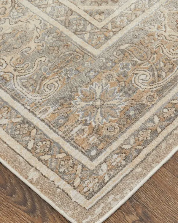 FEIZY Celene Cel39kxf Area Rug, 3'9 X 5'7 - Beige/gray