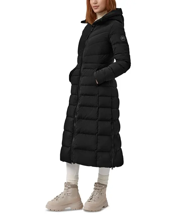 Canada Goose Clair Long Down Coat - Black