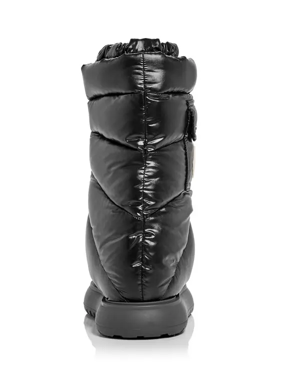 Moncler Gaia Quilted Cold Weather Boots - Black